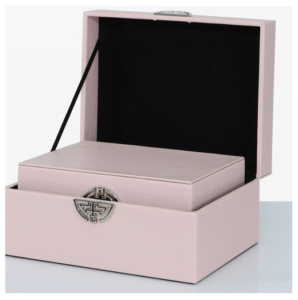 Rose Pink & Silver Boxes | No5a Interiors